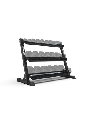 Bulldog Gear | Garage Gym Hex Dumbbell Storage Rack | Gym Storage