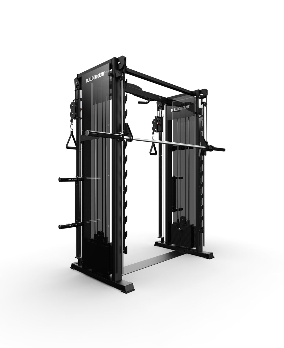 Bulldog Gear - Smith Machine & Functional Trainer Combo - x2 110kg Sta